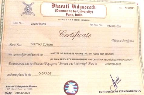 Kritika Zutshi On Linkedin Education Masterdegree Bharatividyapeeth