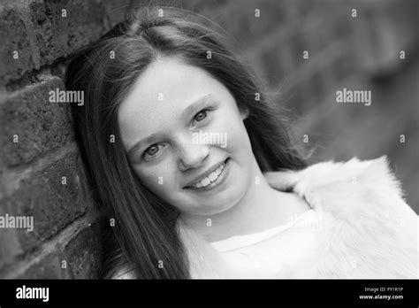 Young Pretty Girl Posing Outdoors In An Urban Location Leeds West