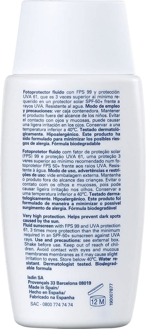 Protetor Solar Isdin Foto Ultra Spot Prevent Fps 99 Beleza Na Web