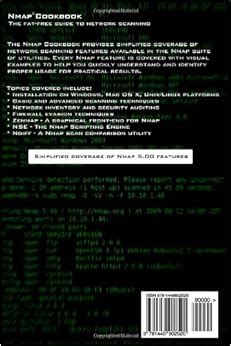 Nmap Cookbook The Fat Free Guide To Network Scanning Nicholas Marsh Amazon Com