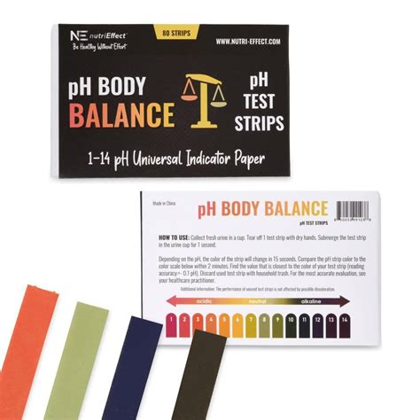 Ph Test Strips 80 Ne Nutrieffect Vitamins And Supplements