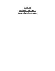 Qso Data Set Docx Qso Module Data Set Vazken Jack Hartounian Data Set