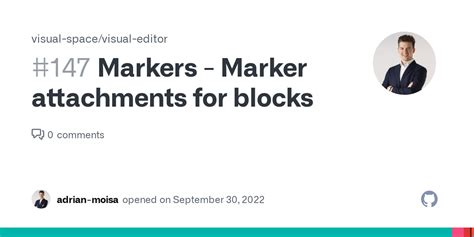 Markers Marker Attachments For Blocks · Issue 147 · Visual Spacevisual Editor · Github