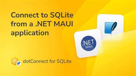 How To Connect Net Maui Application To Sqlite Database Youtube
