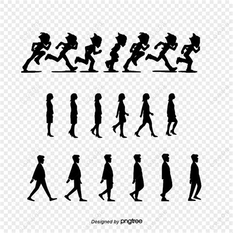 คนวิ่งเงาการ์ตูน Png ฟรี การ์ตูนรูป Lovepik