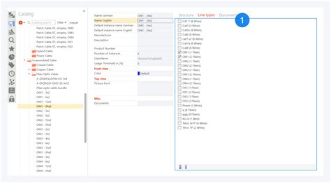 Cable Definition Properties