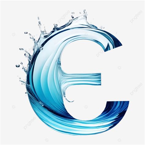 3d E 모양 물 로고 E 모양 물 로고 투명한 물 로고 추상적인 Png 일러스트 및 이미지 에 대한 무료 다운로드 Pngtree