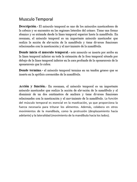 Musculo Temporal Pdf