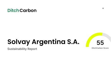 Solvay Argentina S A Sustainability Report Ditchcarbon
