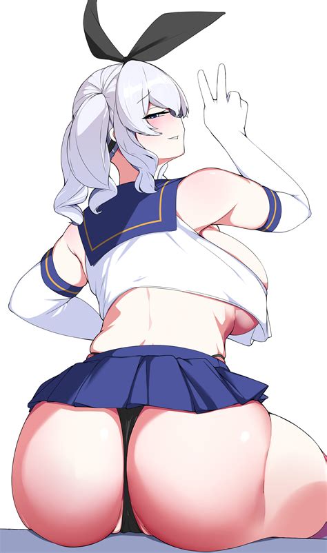 Shimakaze And Kashima Kantai Collection Drawn By Hauto San Danbooru