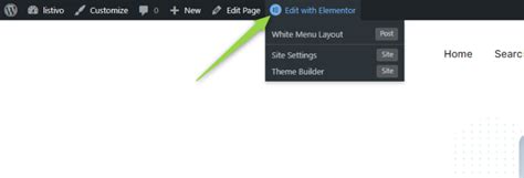 Overview Of Elementor Page Builder Editing Pages Layouts And Templates Listivo Support