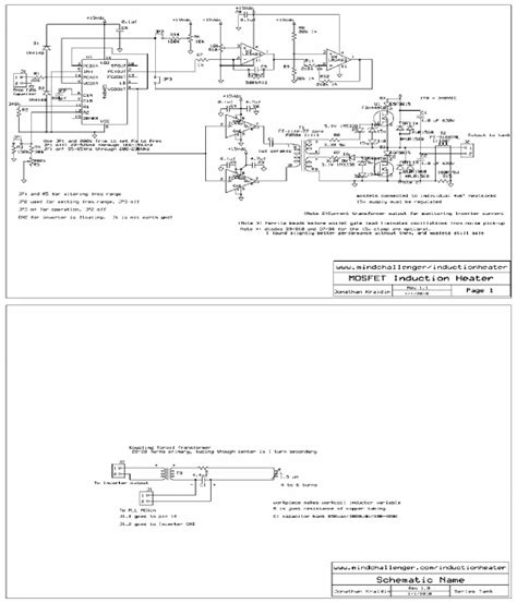 Induction Heater Circuit Full Explanation Schematic Pdf