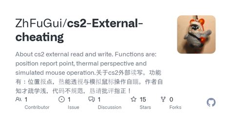 Zhfugui Cs2 External Cheating · Discussions · Github