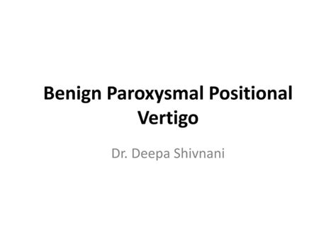 Bppv 16 06 2015 Pptx