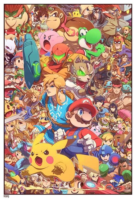 Dessins Smash Bros My Hero Academia Dragon Ball Full Metal Alchemist Par Edwin Huang Jeux
