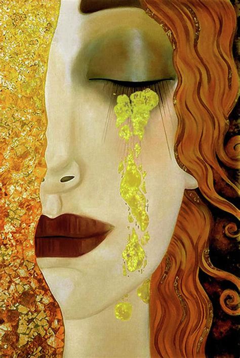 Golden Tears Painting By Gustav Klimt Pixels