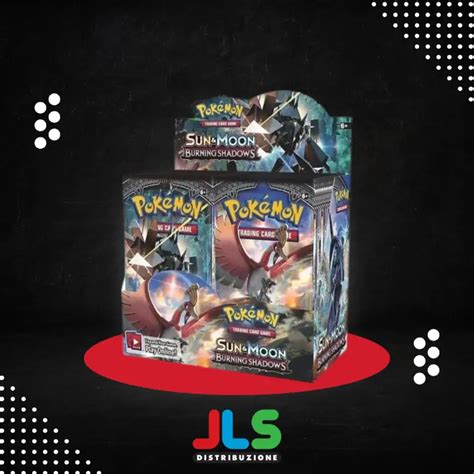 Pokémon Burning Shadows Display Box Jls Distribuzione