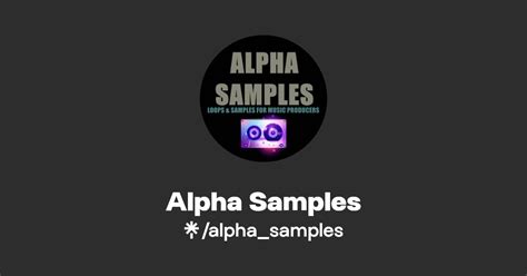 Alpha Samples Instagram Facebook Tiktok Linktree
