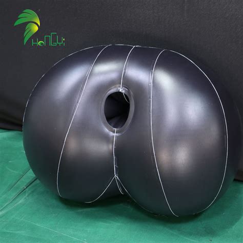Custom Inflatable Ass Sph Toy Black Pvc Sex Toy With Accessories