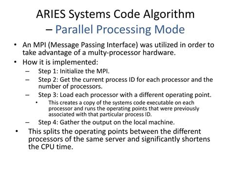 Ppt An Advanced Computational Algorithm For Systems Analysis Of