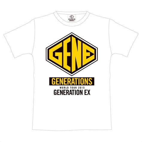 ツアーtシャツ ホワイト【s】 Generations World Tour 2015 “generation Ex