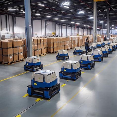 Premium Ai Image An Efficient Army Of Robots Sorting Objects
