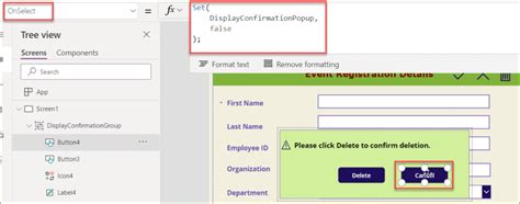 powerapps popup message box with examples spguides