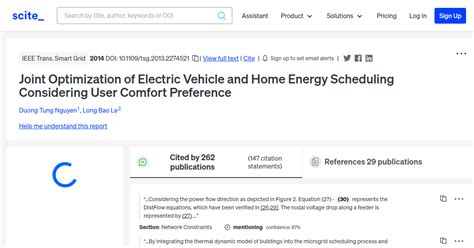 Joint Optimization Of Electric Vehicle And Home Energy Scheduling Considering User Comfort