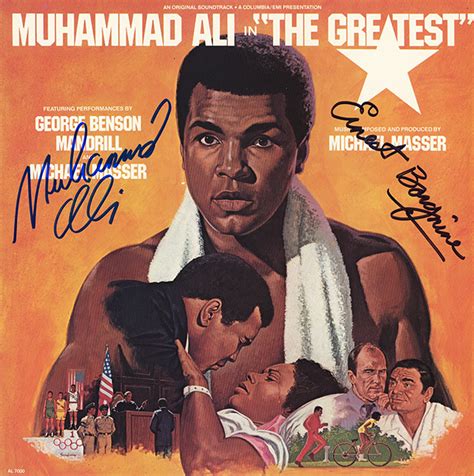 Muhammad Ali In The Greatest Cast Signed Movie Soundtrack