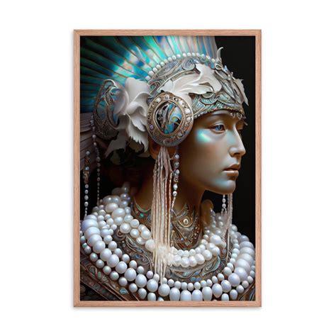 Abalone Shell Princess Framed Photo Paper Poster Etsy