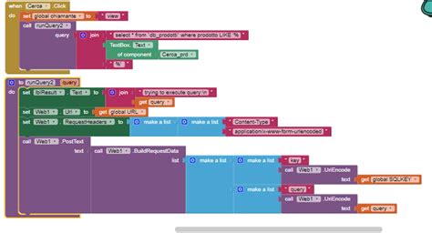 Error 400 In Query Mysql Mit App Inventor Help Mit App Inventor