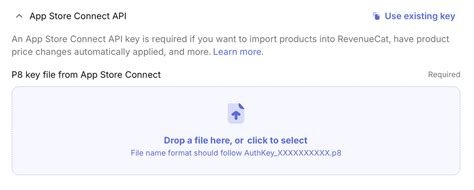 App Store Connect Api Key Configuration In App Subscriptions Made Easy Revenuecat