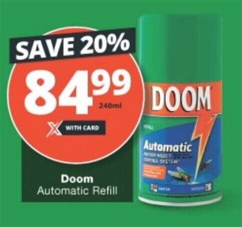 Doom Automatic Refill Offer At Checkers