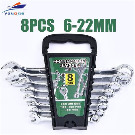 Jual 8 Pcs Kunci Ring Pas Set 6 22 Mm Lengkap Murah Kunci Ring Set 8 Pcs Double Offset