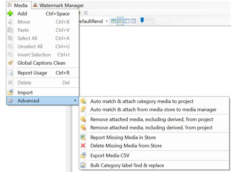 Media Manager Advanced Options Fact Sheet Fusion Help