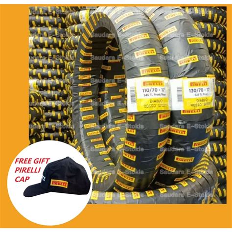 PIRELLI ROSSO SPORT TIRE TYRE TAYAR TAHUN 2022 70 90 17 80 80 17