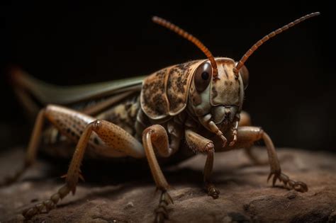 Premium Ai Image A Bug Has A Large Nose And Has A Small Ant On Its Face
