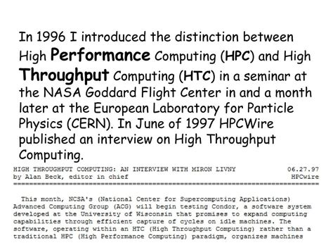 Driven By The Potential Of Distributed Computing To Advance Scientific