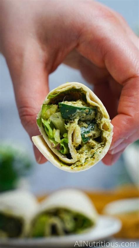 Avocado Wrap With Cucumbers Low Calorie Vegetarian All Nutritious
