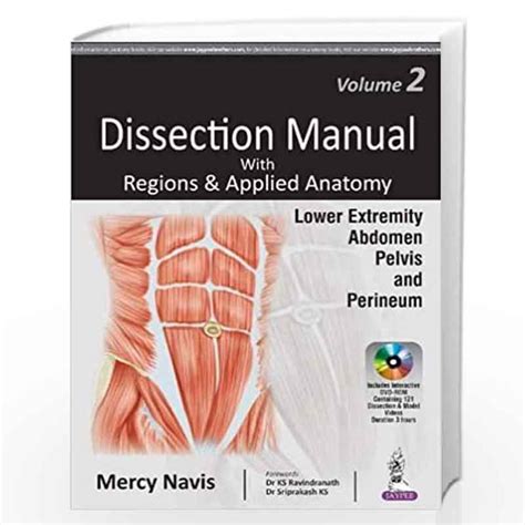 Dissection Manual With Regions Applied Anatomy Lower Extremity