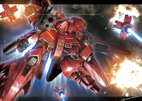 Sazabi Gundam And 1 More Drawn By Akamiho Danbooru