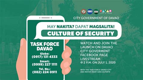 City Government Of Davao Davao City Culture Of Security