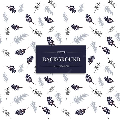 Premium Vector White Backgorund With Leaves Pattern