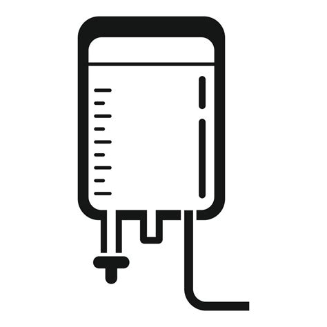 Blood Transfusion Icon Simple Style 14495232 Vector Art At Vecteezy