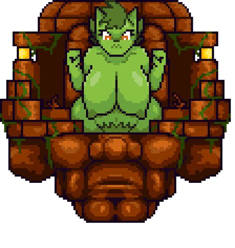 Rule 34 Animated Colored Golem Terraria Monster Girl Pancaketomo Tagme Terraria Terraria