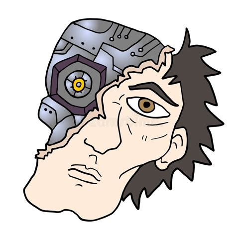 Robot Man Stock Vector Illustration Of Metal Automaton 50402890