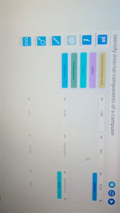 Solved Identify Internal Components Of A Computer Chegg