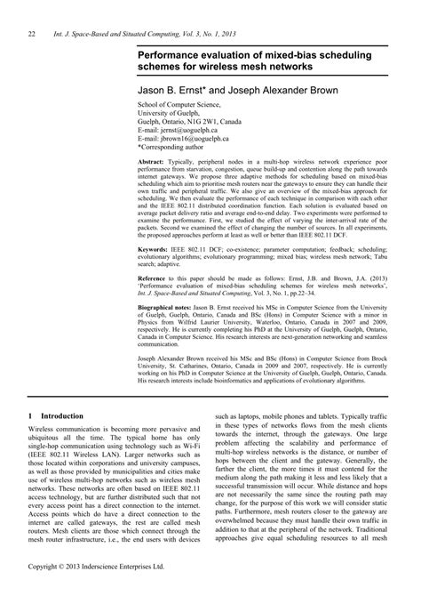 Pdf Performance Evaluation Of Mixed Bias Scheduling Schemes For