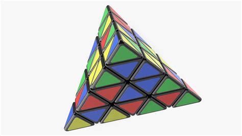 Rubik Pyramid Disassembled 3d Model Turbosquid 2152615