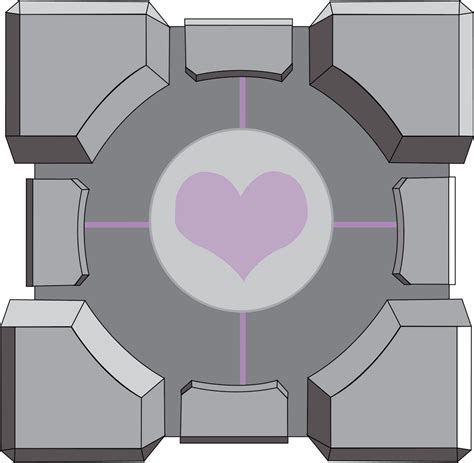 Companion Cube By LargeCommander On DeviantArt Companion Cube By LargeCommander On DeviantArt